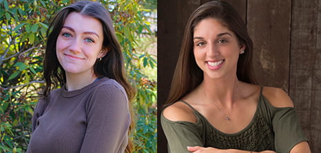 Tiffany Berry ’22 and Courtney Caccia ’22 – Engaged Learning