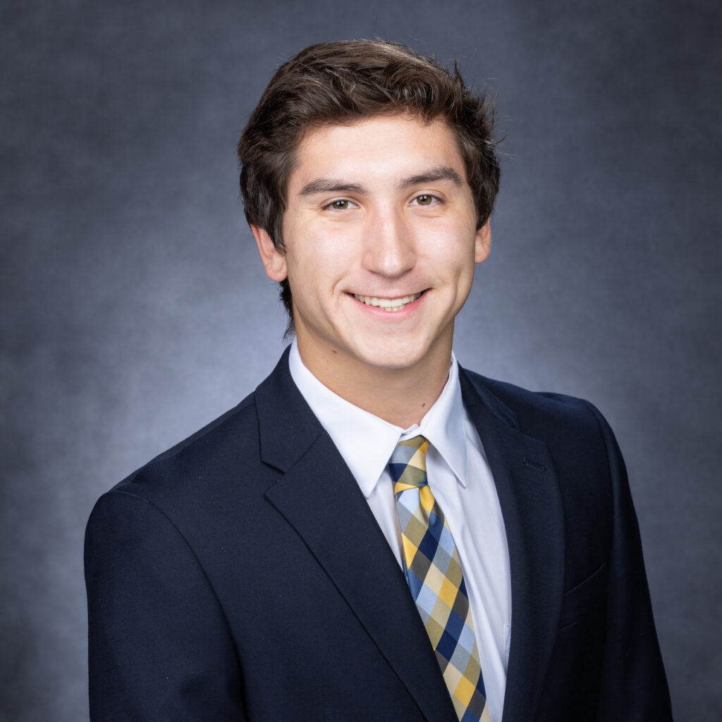 Patrick Asher ’23, Riley Hughes ’23, and Giancarlo Irizarry ’23 ...